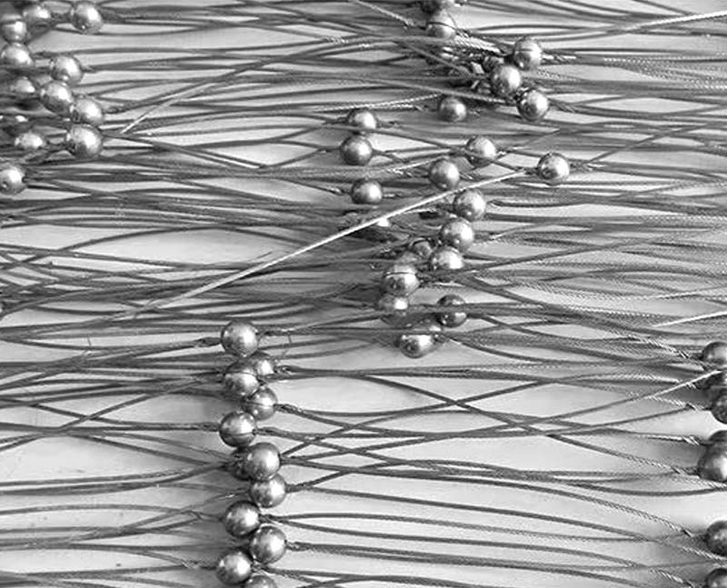 Stainless steel cable bead mesh for sale